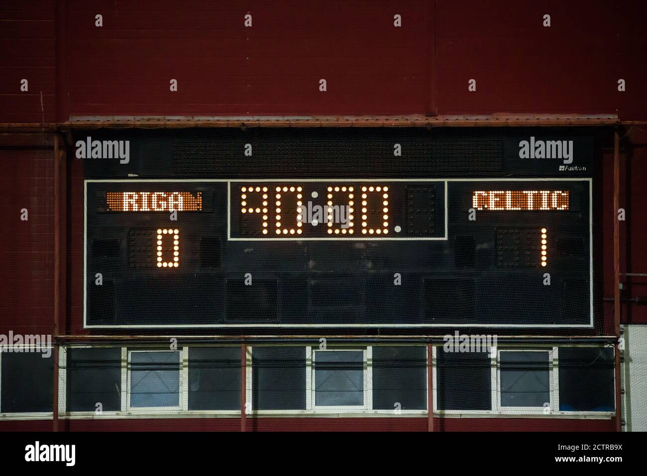 Scoreboard 1 0 hi-res stock photography and images - Alamy