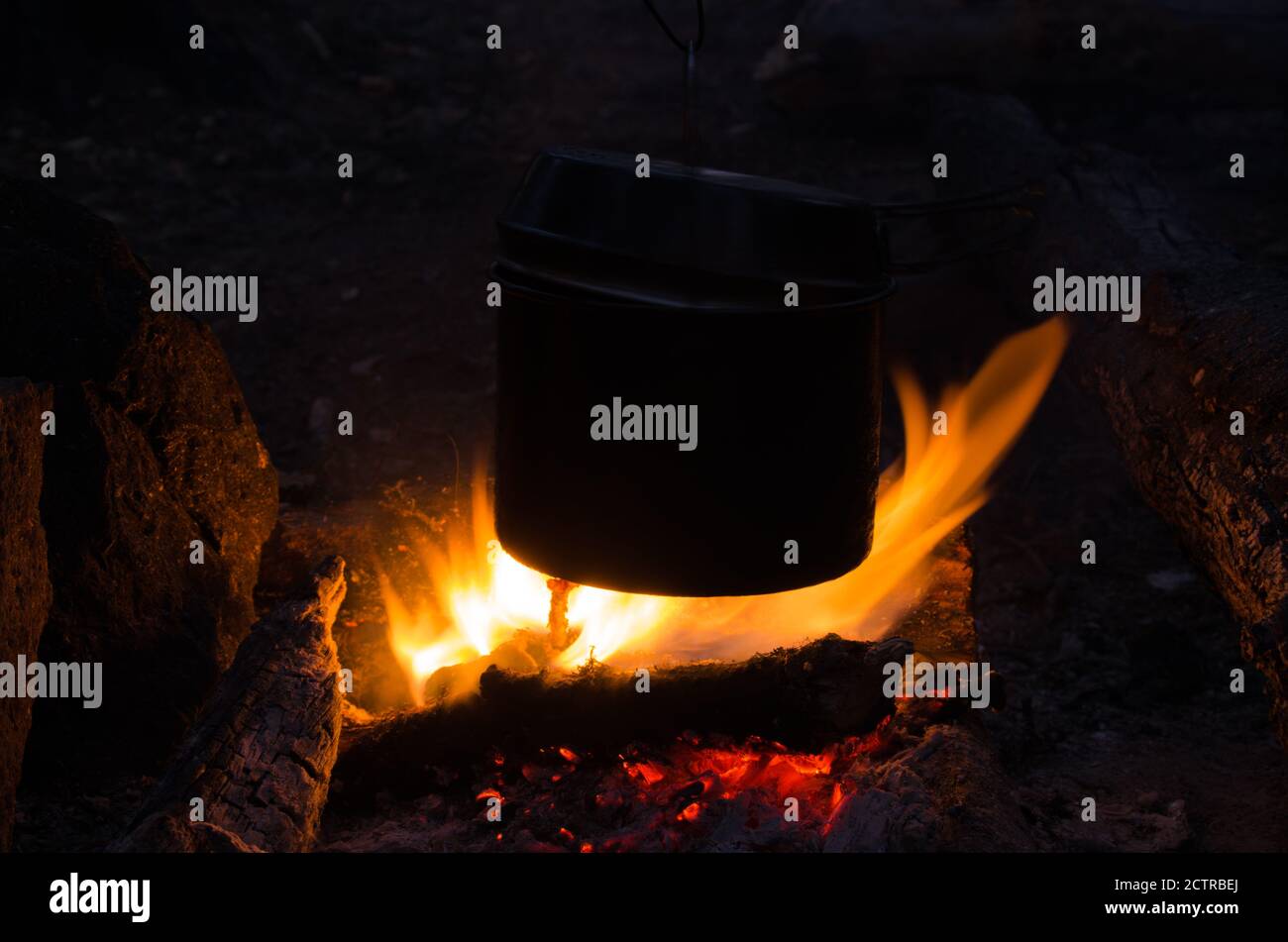 Fire burns in metal stove hi-res stock photography and images - Alamy