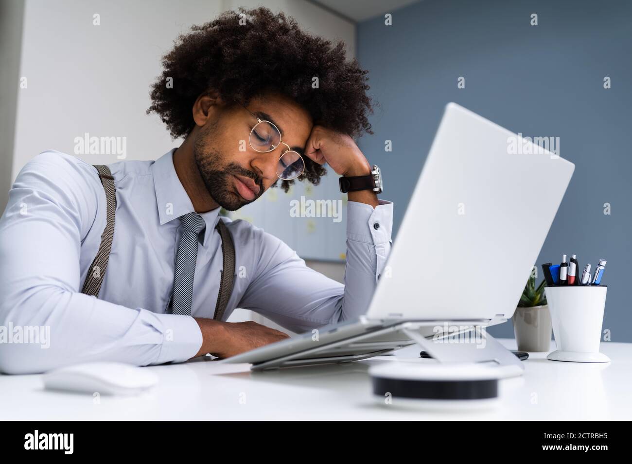 Professional man sleeping hi-res stock photography and images - Alamy