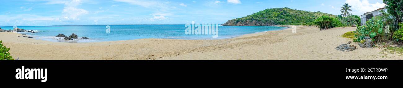 Happy bay beach on the caribbean island of saint martin. Happy bay ...