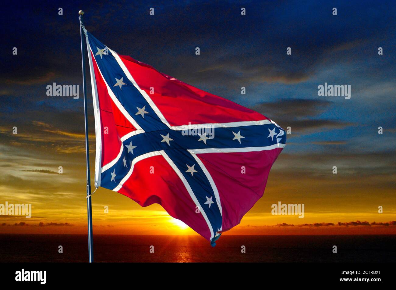 Geographic south pole american flag hi-res stock photography and images ...