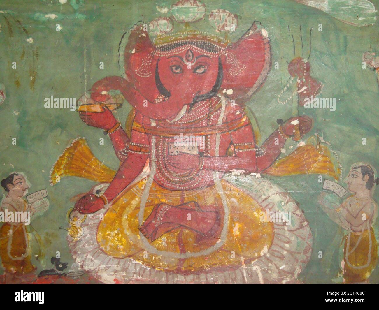 symbol of Ganesha, god with an elephant head in hinduism Stock Photo ...