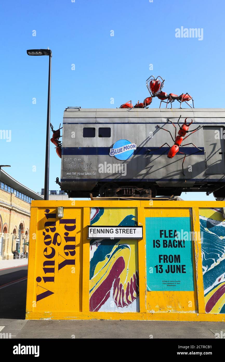 Arty Blue Moon sculpture by Joe Rush and the Mutoid Waste Co. by trendy ...