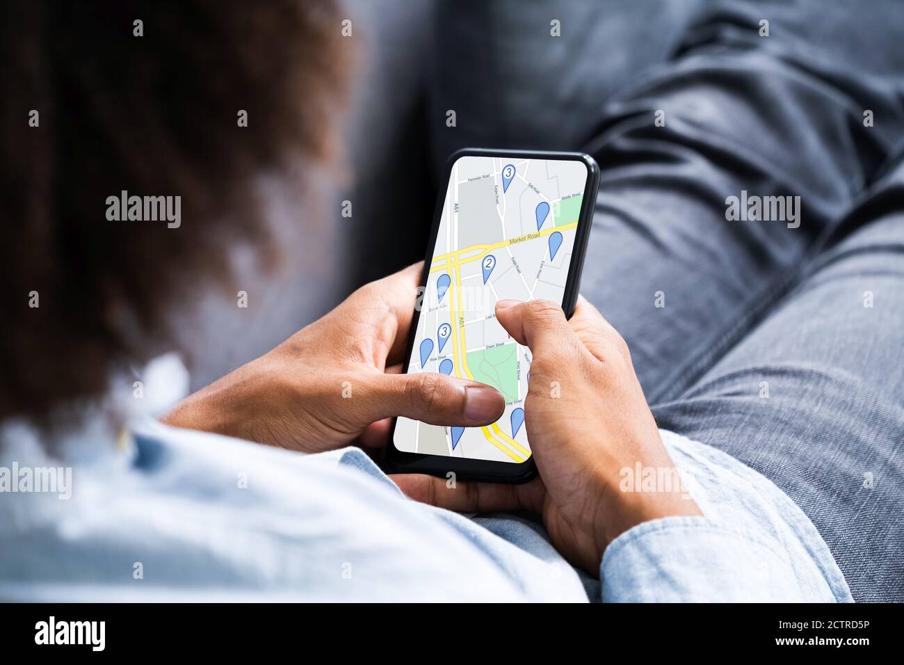 African american map hi-res stock photography and images - Alamy