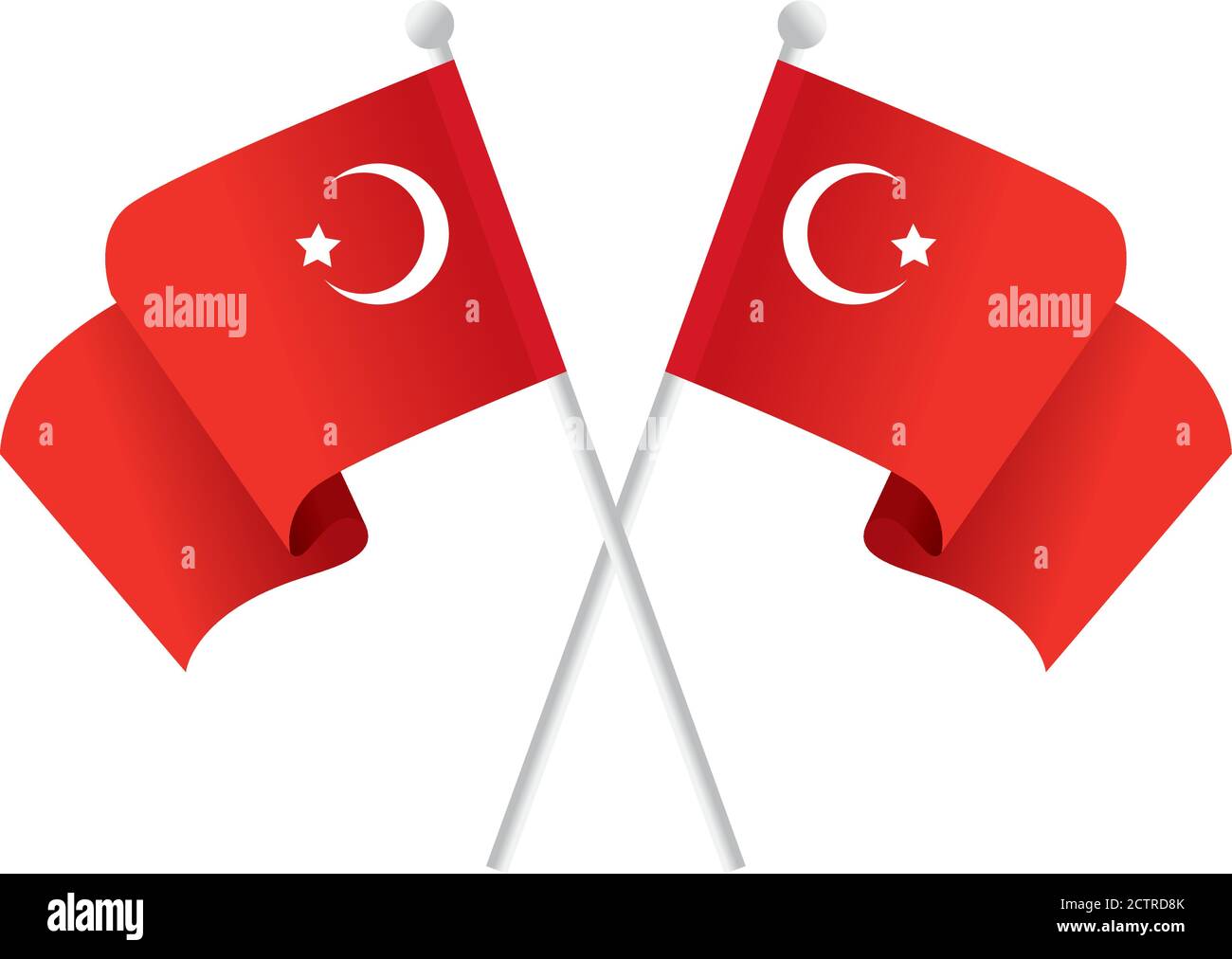 Turkish flags icons vector design Stock Vector Image & Art - Alamy