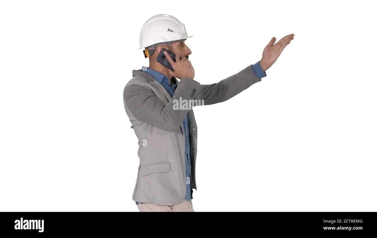 Architect engineer makes a phone call complaining about the results of ...