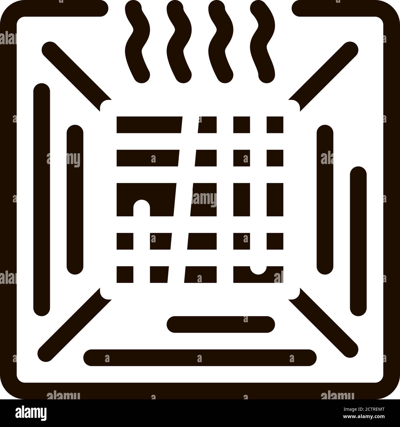 Broken air conditioner Cut Out Stock Images & Pictures - Alamy