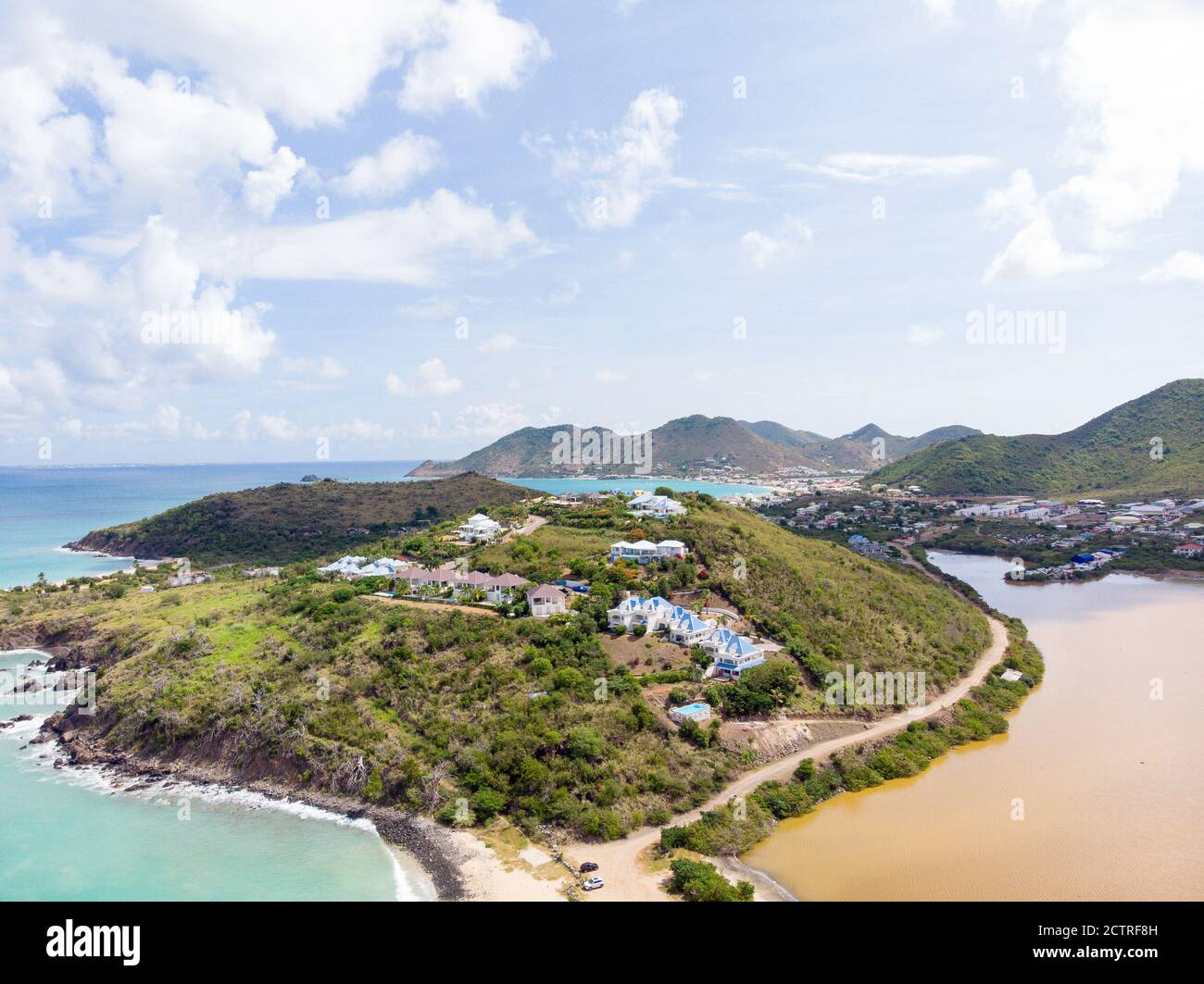 Happy bay beach st martin hi-res stock photography and images - Alamy