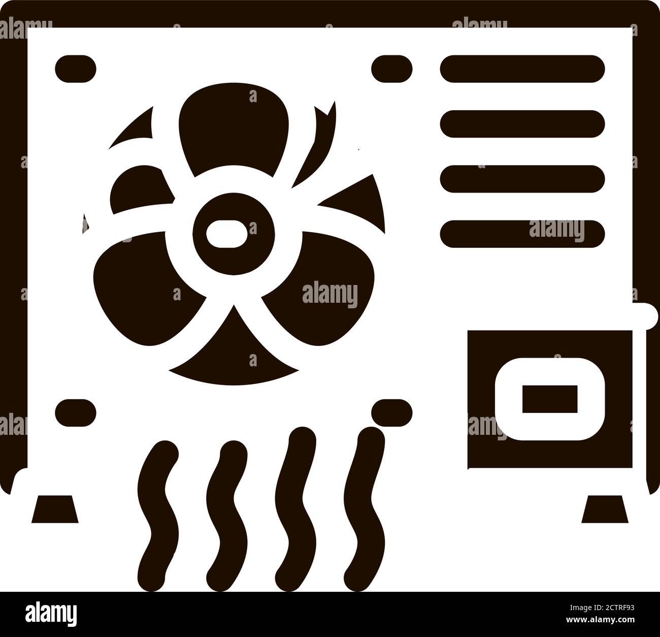 Working Conditioner System Vector Icon Stock Vector Image & Art - Alamy