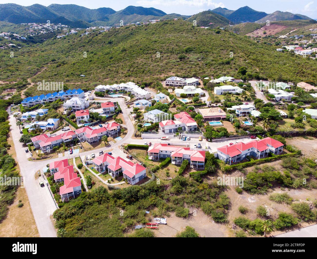 Happy bay beach st martin hi-res stock photography and images - Alamy