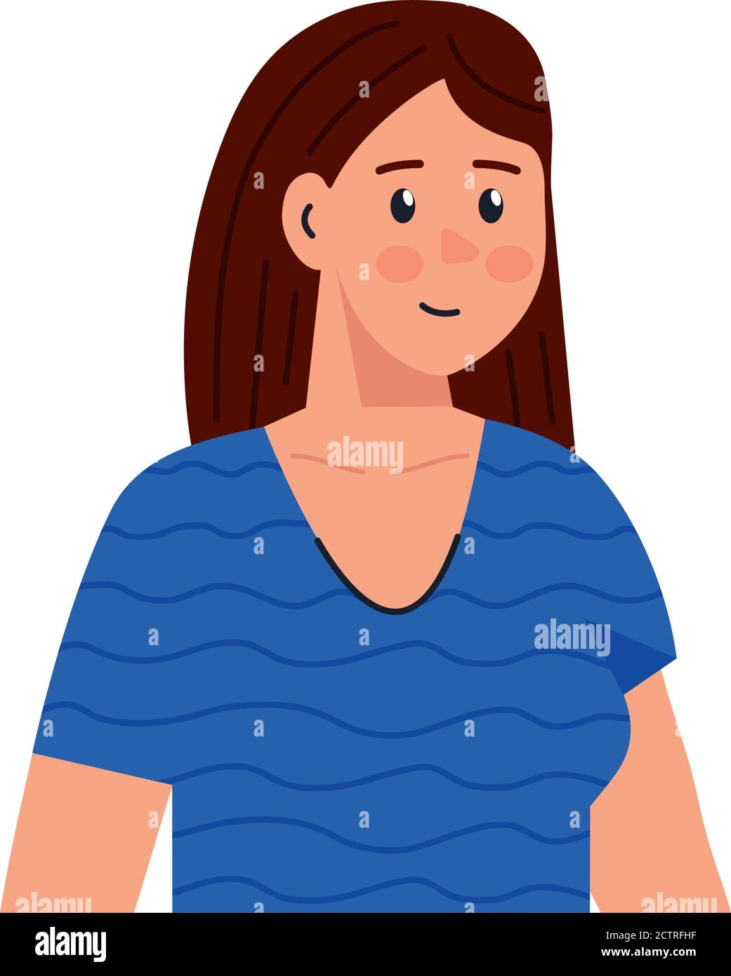 Isolated woman cartoon vector design Stock Vector Image & Art - Alamy