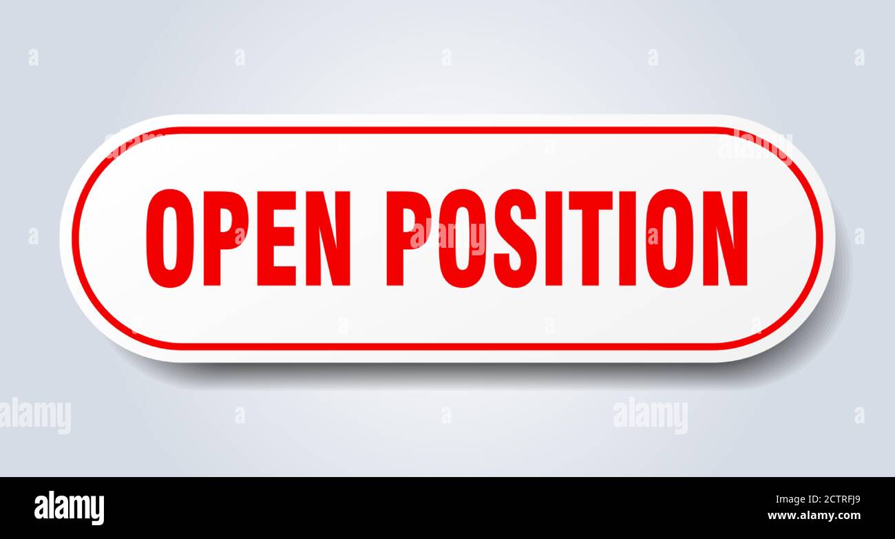 Open position badge hi-res stock photography and images - Alamy