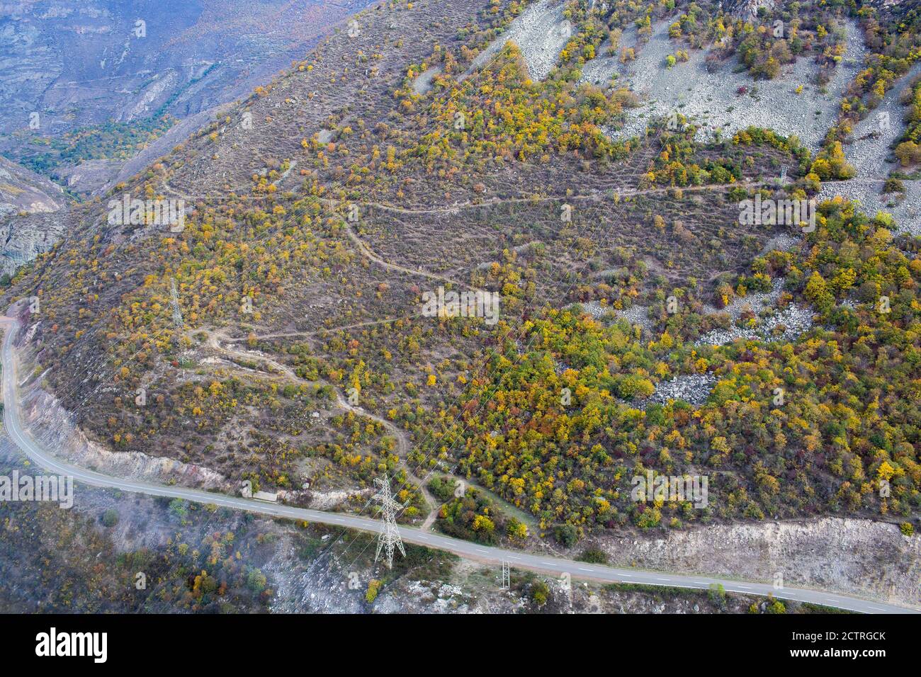 The Wings of Tatev cable car stretches over 3.5 miles between the ...