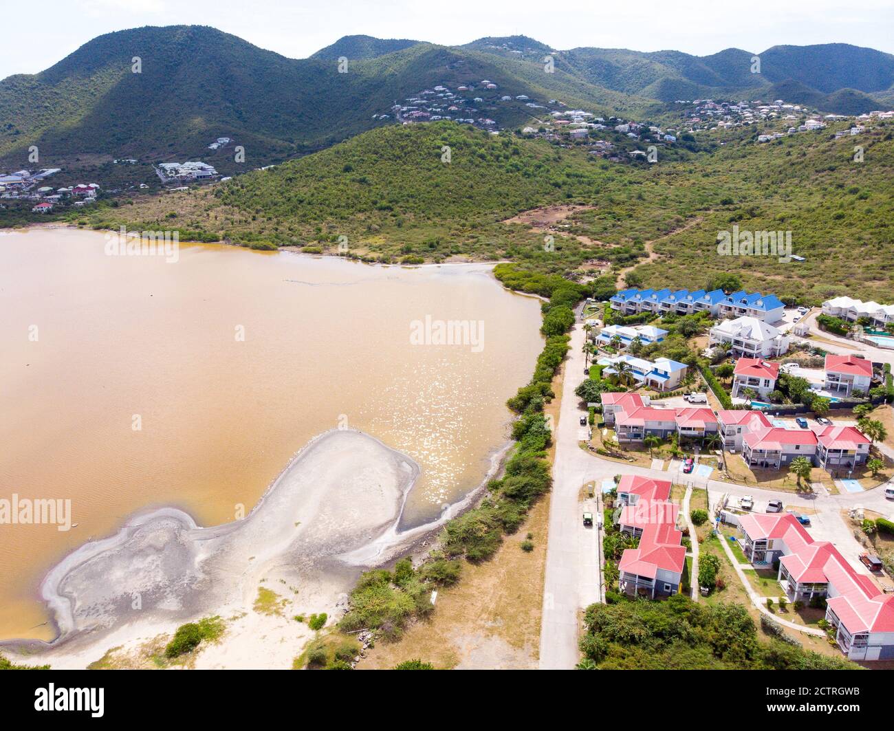 Happy bay beach st martin hi-res stock photography and images - Alamy