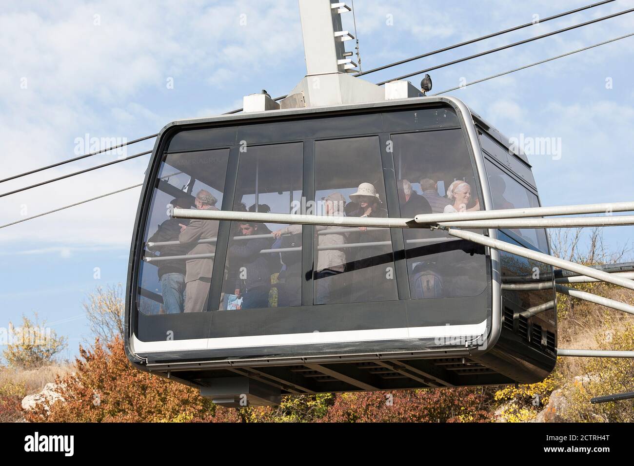 The Wings of Tatev cable car stretches over 3.5 miles between the ...