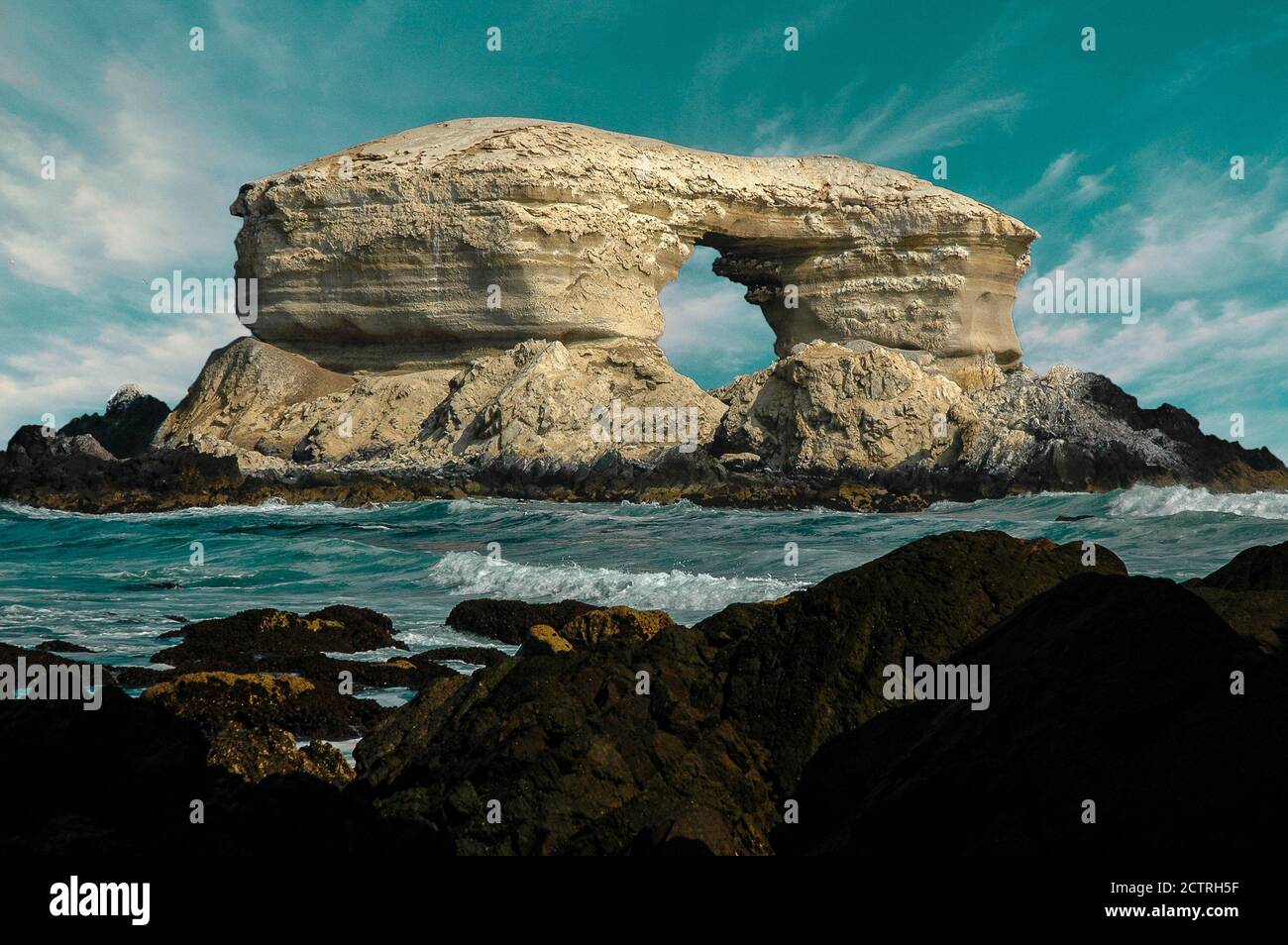 Natural monument "La Portada" on the coast of Antofagasta, northern ...
