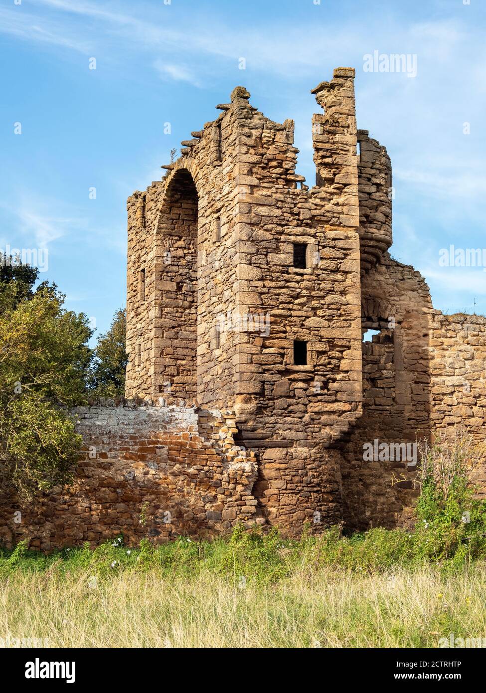 Saltcoats castle gullane hi-res stock photography and images - Alamy