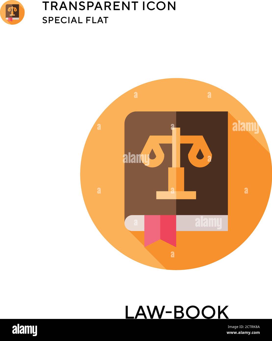 Law-book vector icon. Flat style illustration. EPS 10 vector Stock ...