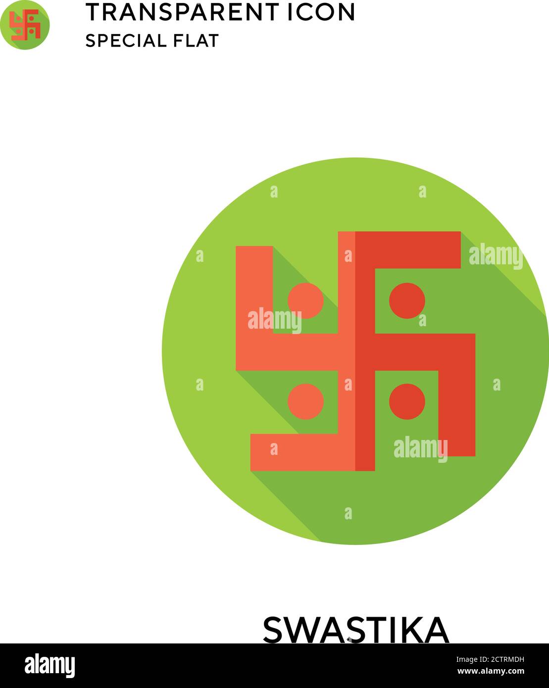 Swastika vector icon. Flat style illustration. EPS 10 vector Stock ...