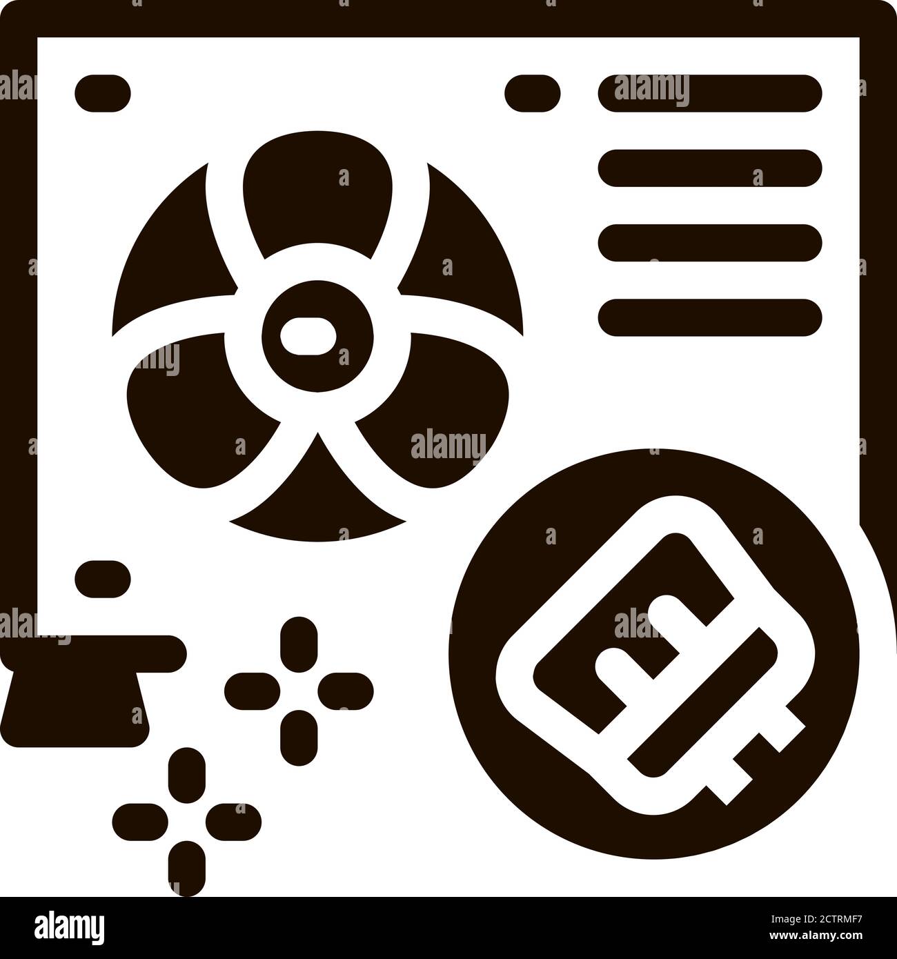 Hvac pictogram Stock Vector Images - Alamy