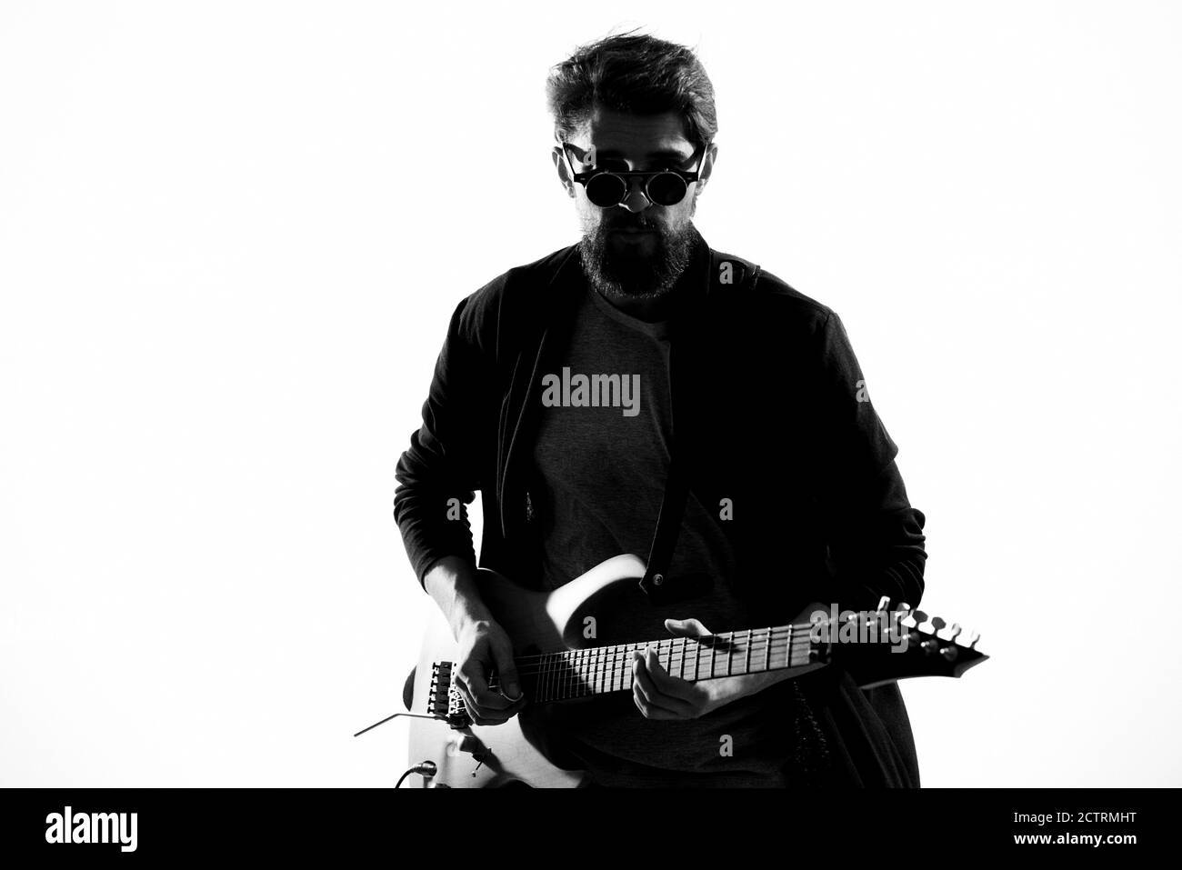 Man with guitar music performance entertainment contemporary performer ...