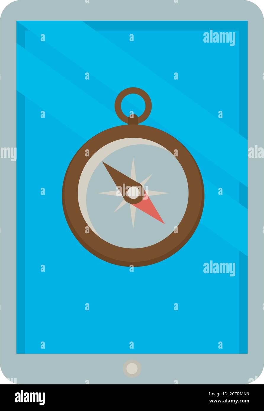 Ipad isolated table Stock Vector Images - Alamy