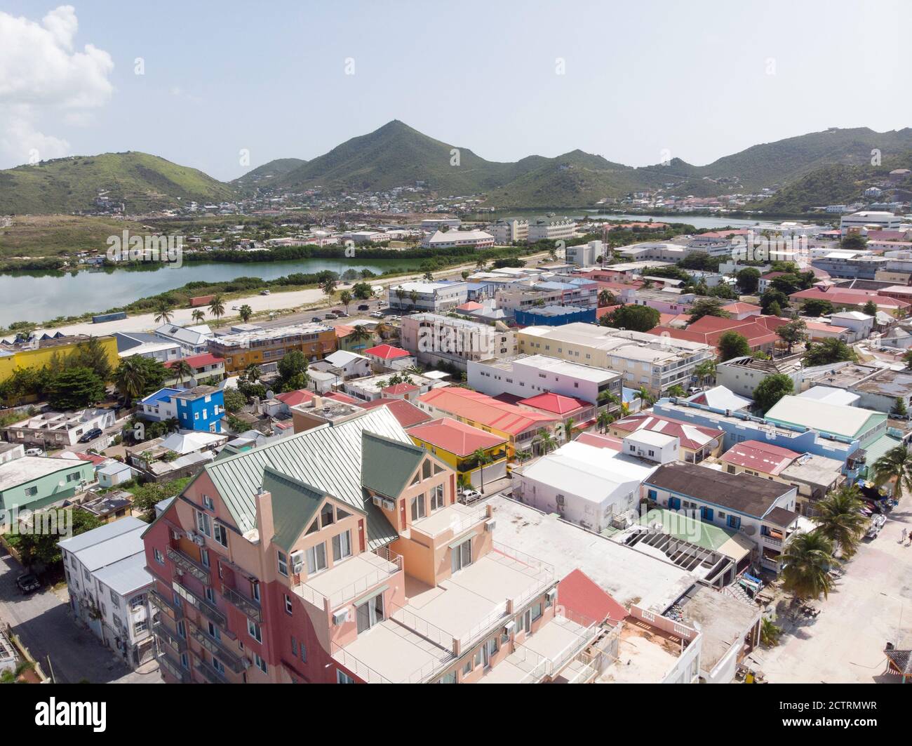 Aerial view sxm hi-res stock photography and images - Alamy