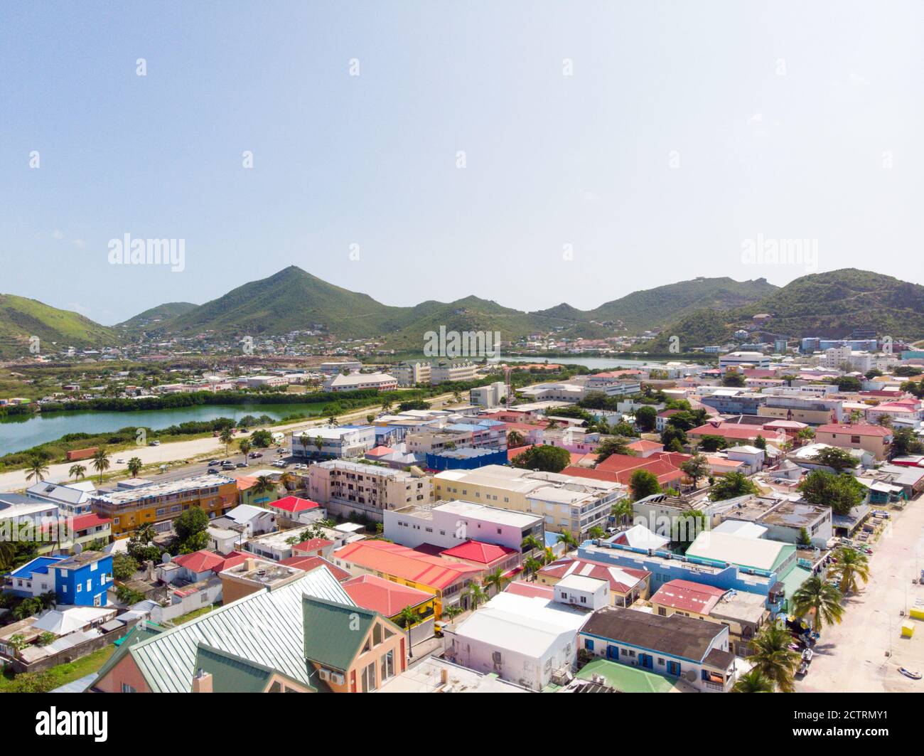 Aerial view sxm hi-res stock photography and images - Alamy