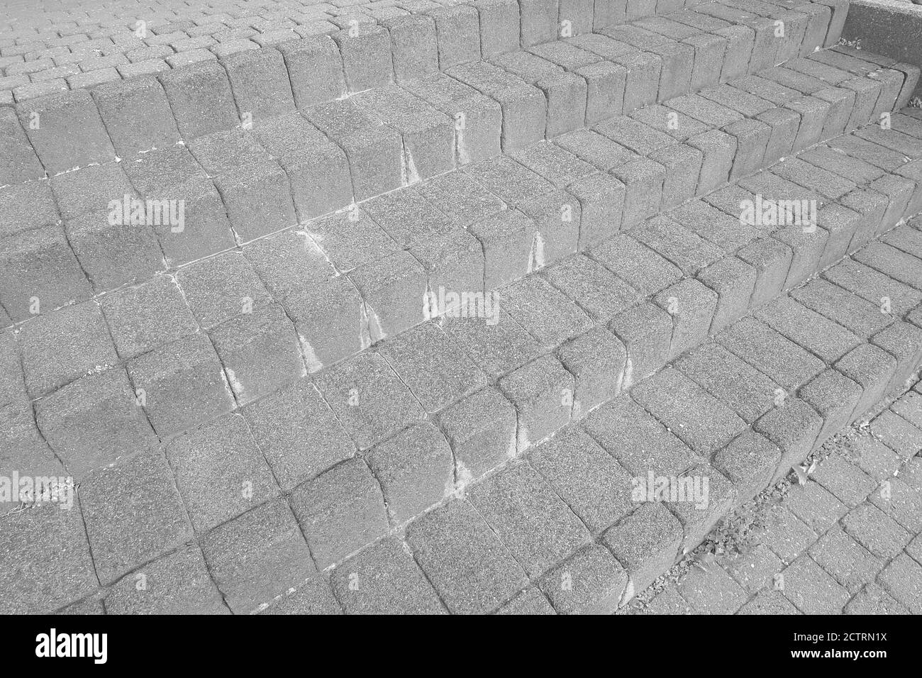 Tiled road Black and White Stock Photos & Images - Alamy