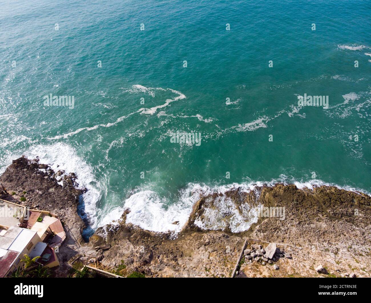 Ocean water waves clashing against sea coast Stock Photo - Alamy