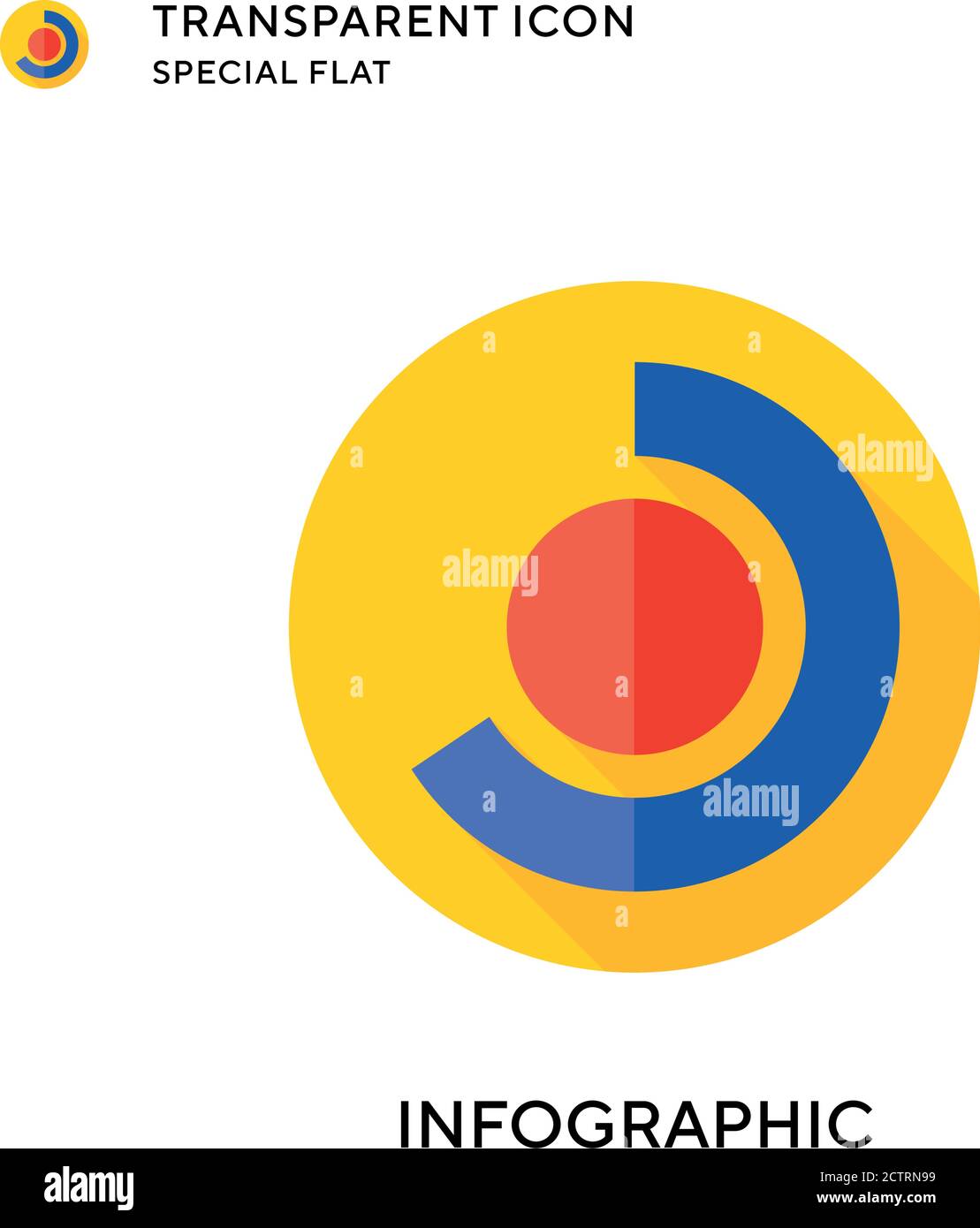 Infographic vector icon. Flat style illustration. EPS 10 vector Stock ...