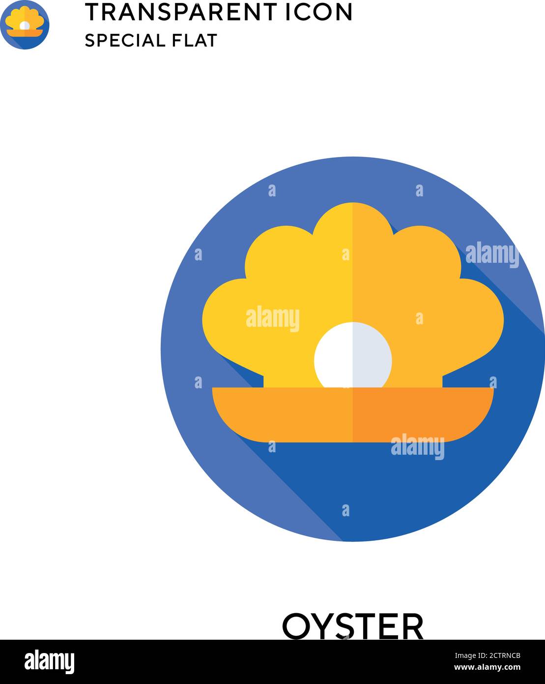 Flat oysters Stock Vector Images - Alamy