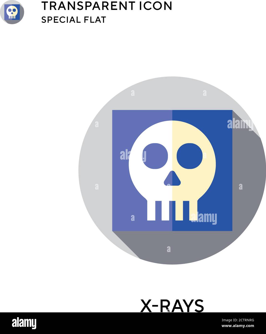 X-rays vector icon. Flat style illustration. EPS 10 vector Stock Vector ...