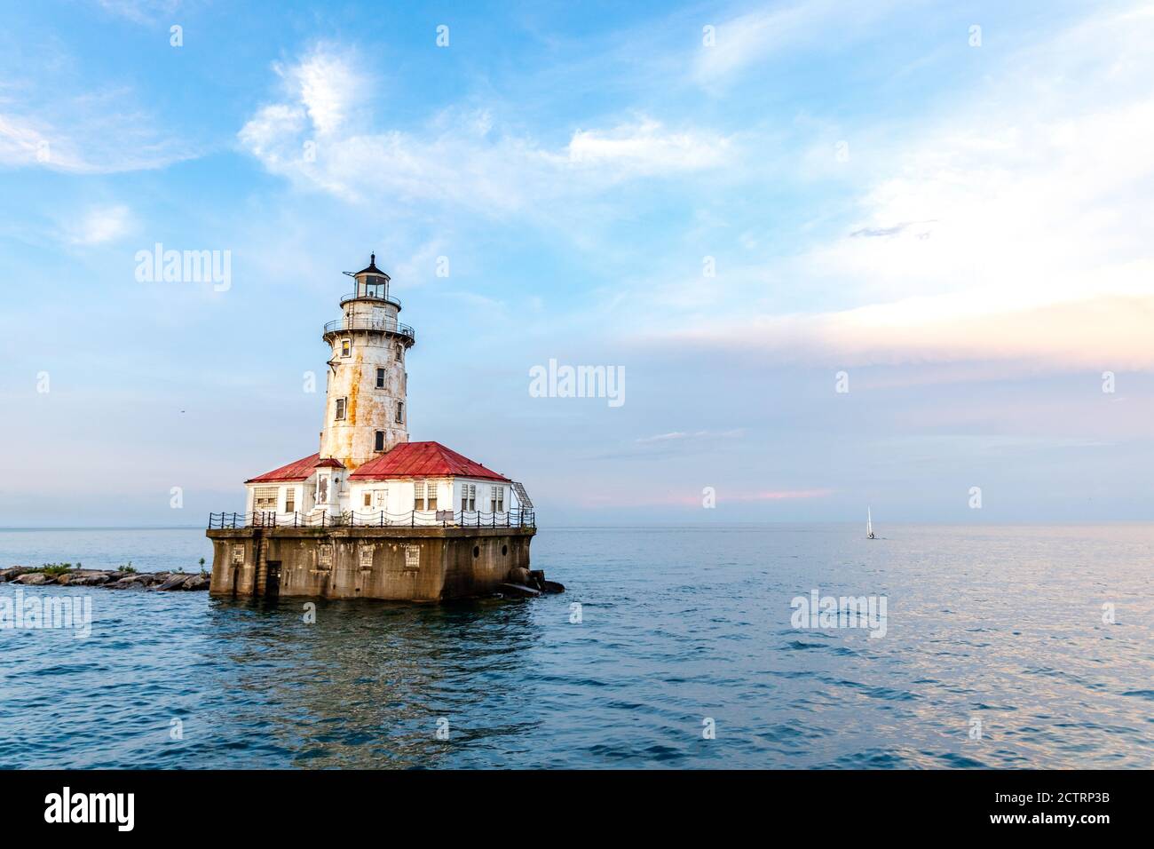Chicago river skyline coast hi-res stock photography and images - Alamy