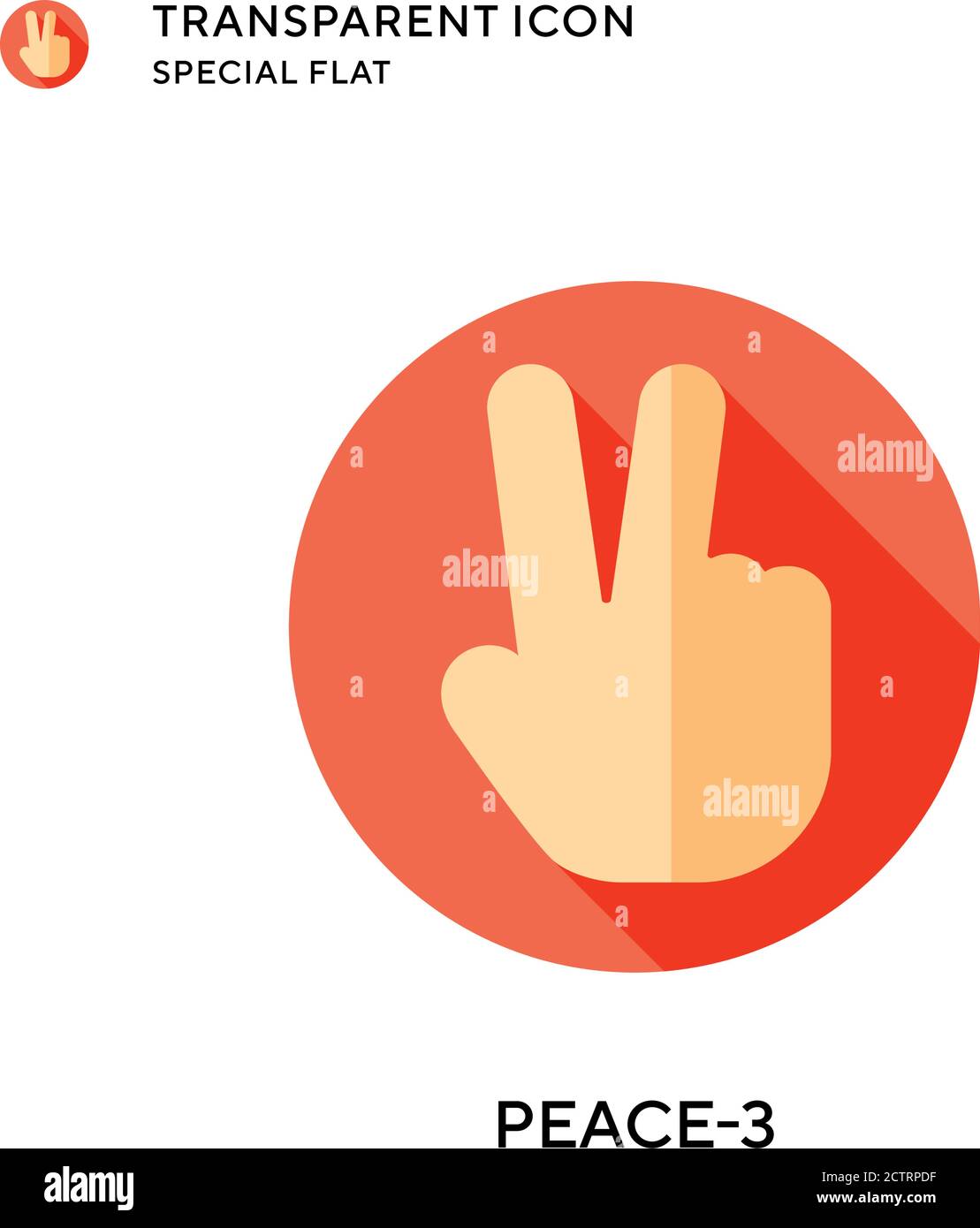 Five fingers simple vector Cut Out Stock Images & Pictures - Alamy