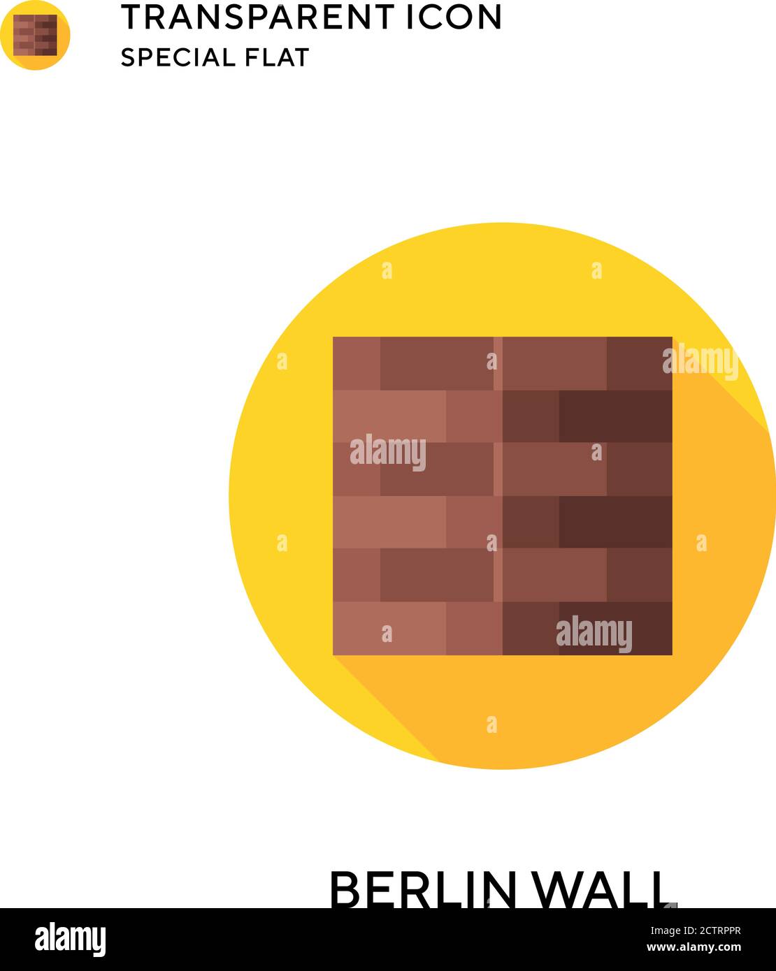 Fall of the berlin wall Stock Vector Images - Alamy