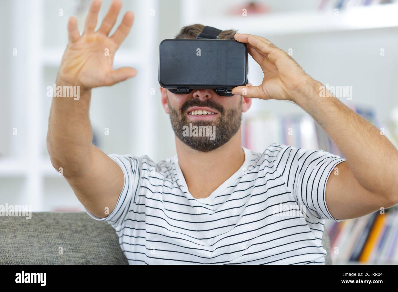 Man beard tattooed hands hi-res stock photography and images - Alamy