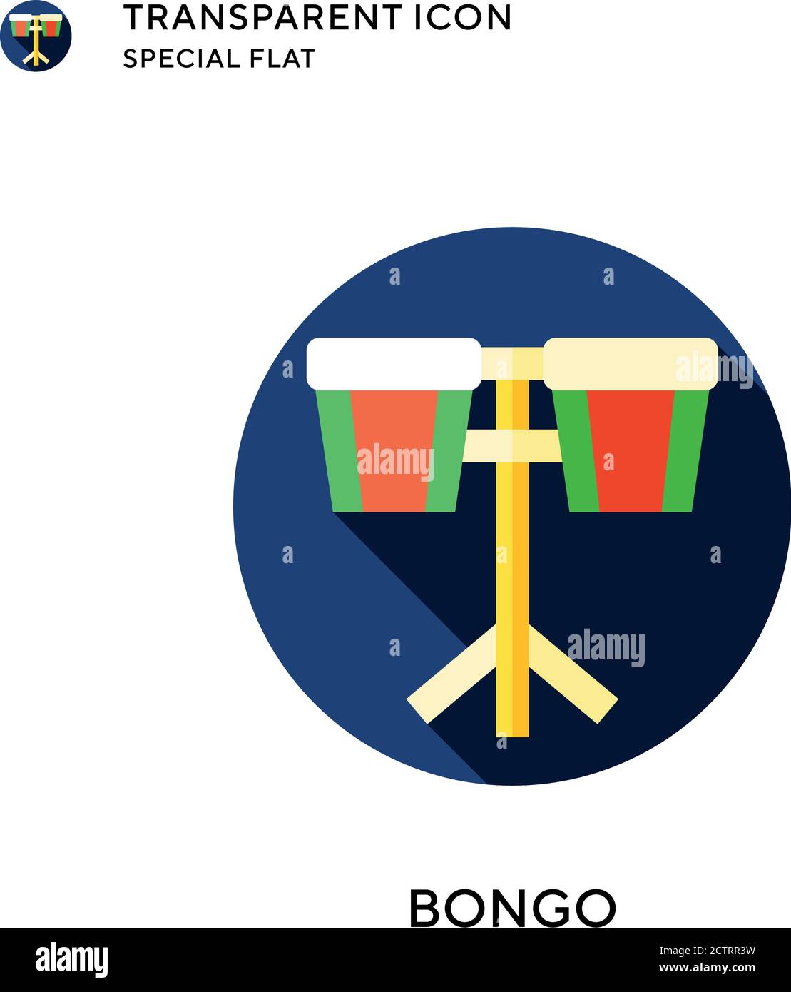 Cuban bongo drums Stock Vector Images - Alamy