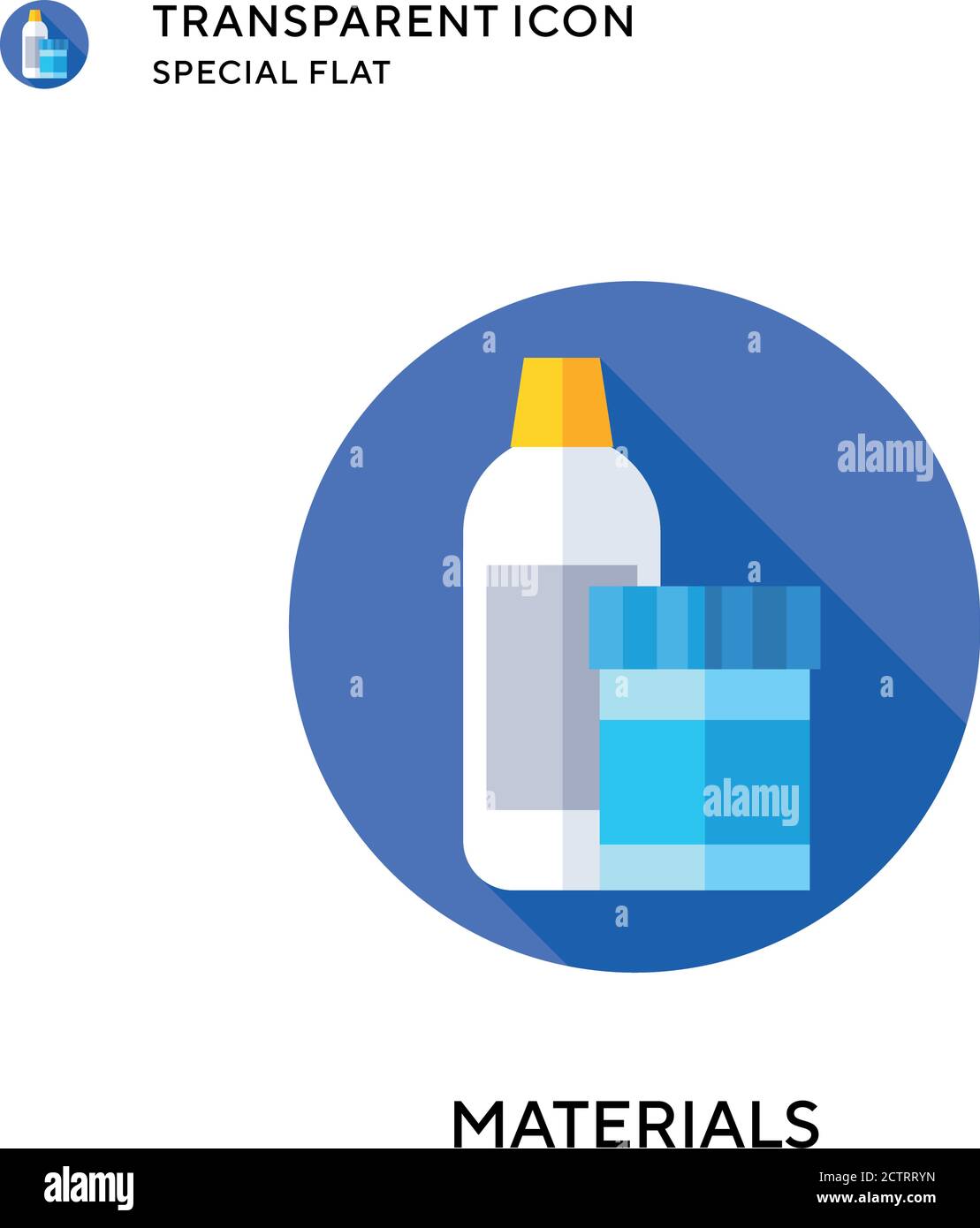 Materials vector icon. Flat style illustration. EPS 10 vector Stock ...