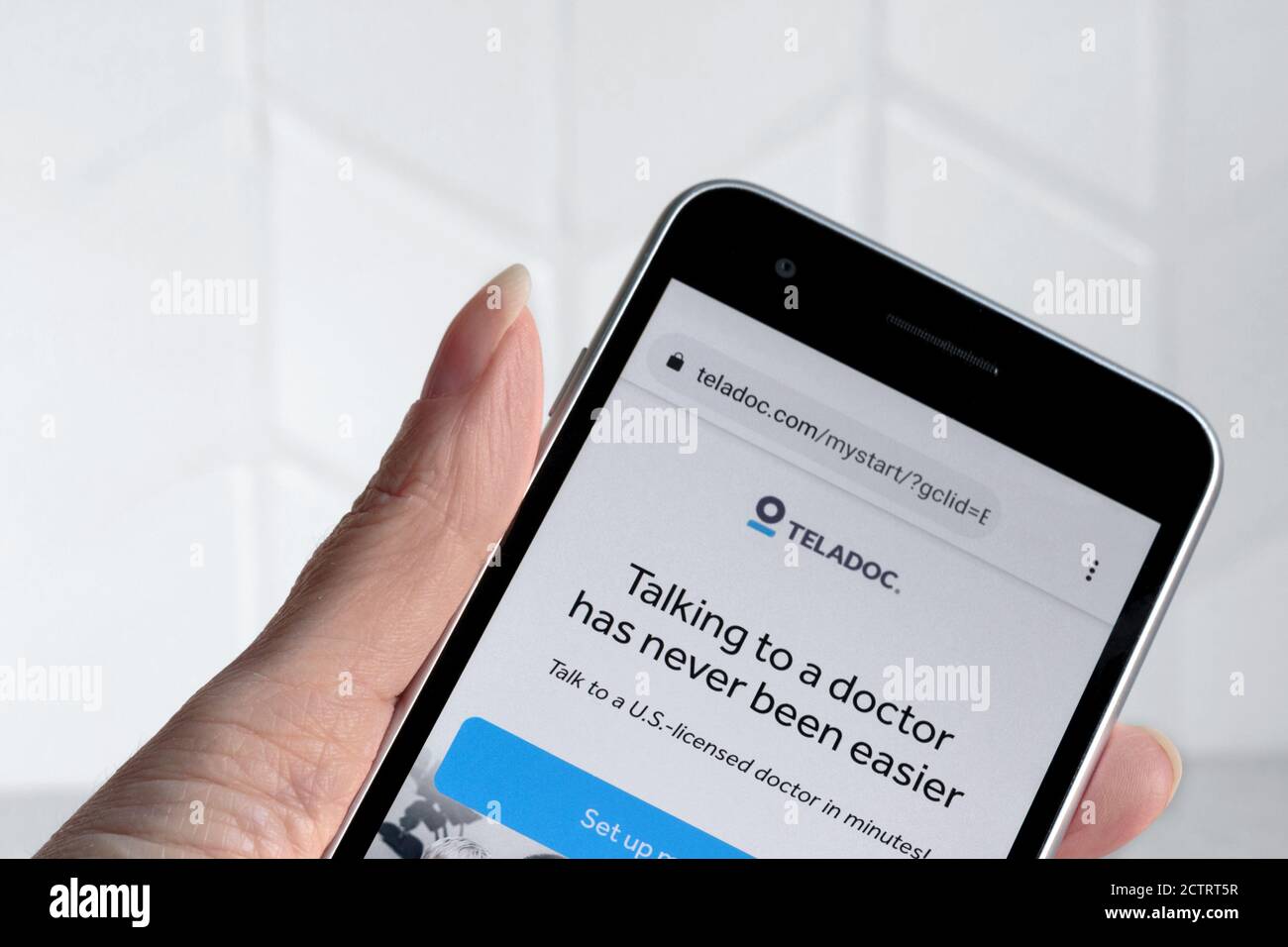 Telehealth hi-res stock photography and images - Alamy
