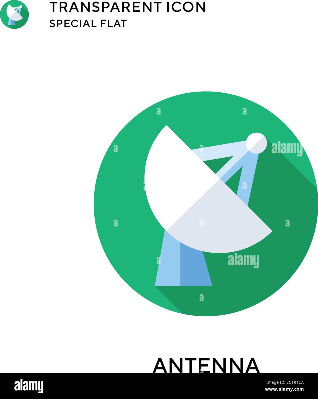 Telecom antenna flat icon hi-res stock photography and images - Alamy