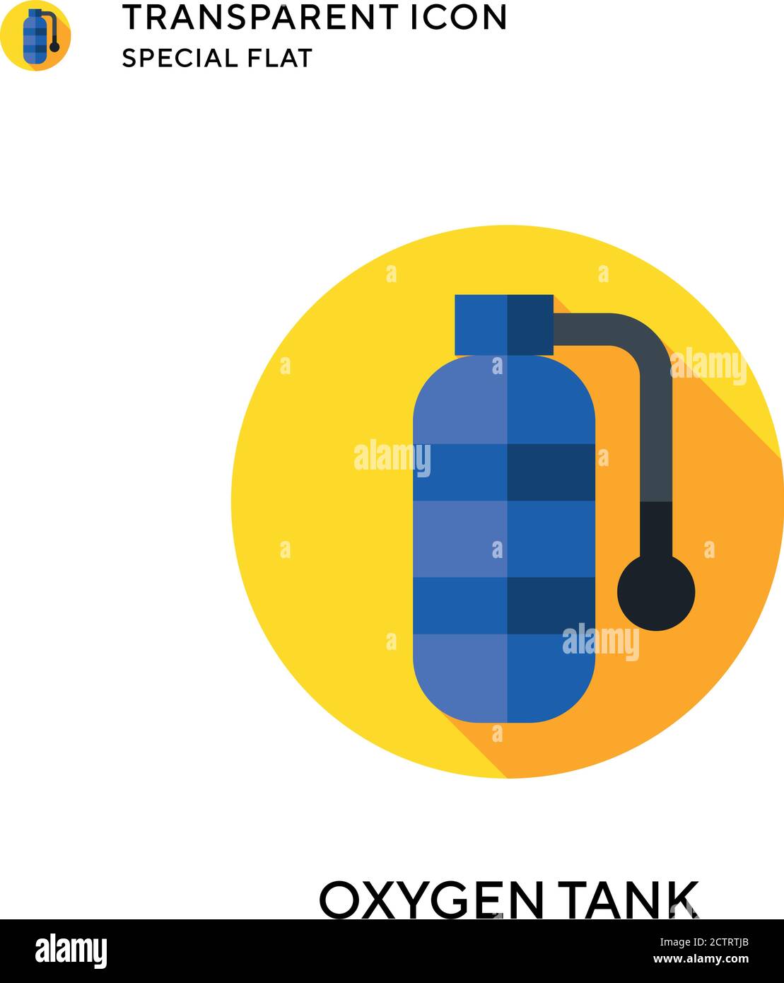 Patient oxygen cylinder Cut Out Stock Images & Pictures - Alamy