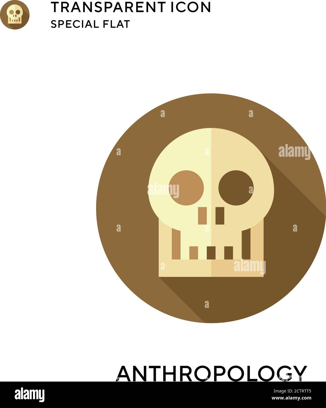 Anthropology vector icon. Flat style illustration. EPS 10 vector Stock ...
