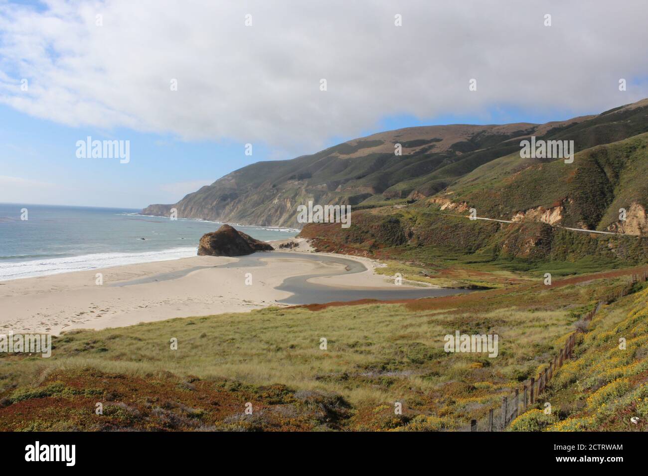 California HWY 1 USA Stock Photo - Alamy