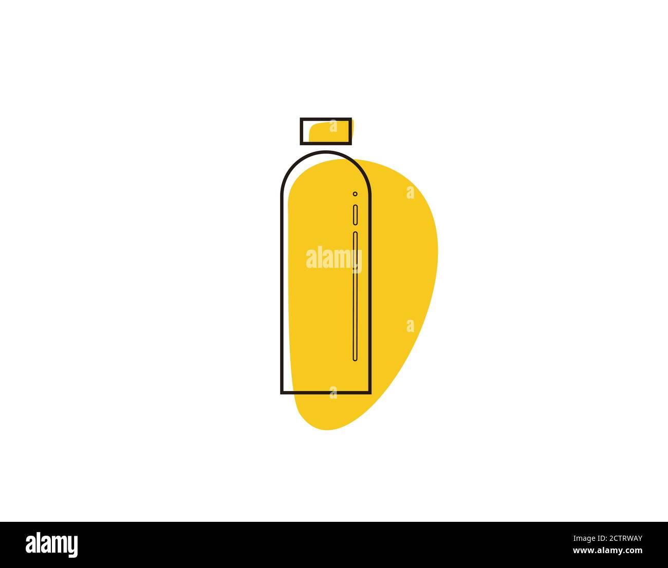 drinking bottles Icon on white background in vector illustration Stock ...