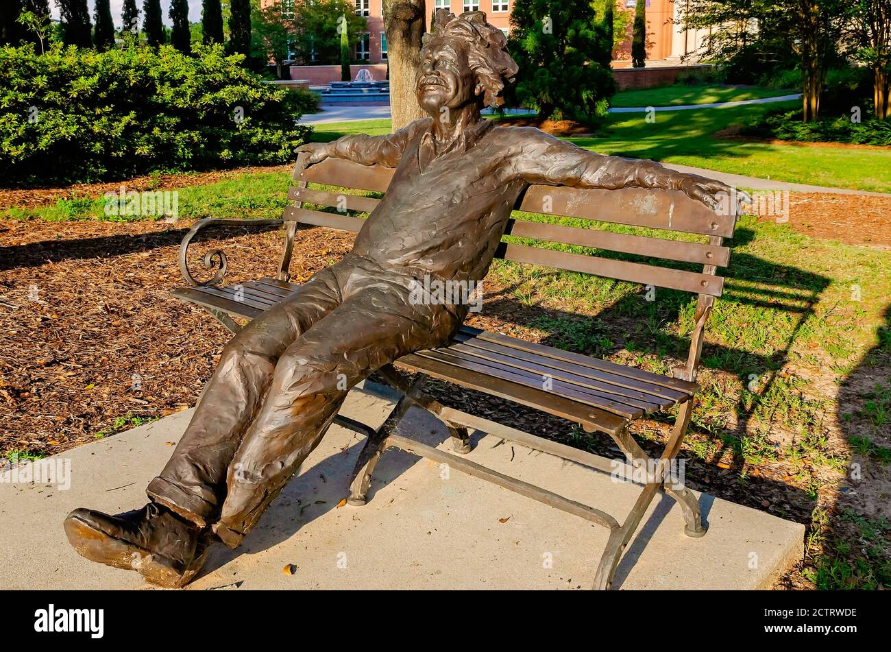 The Einstein bench, a bronze statue of Albert Einstein, is pictured at ...