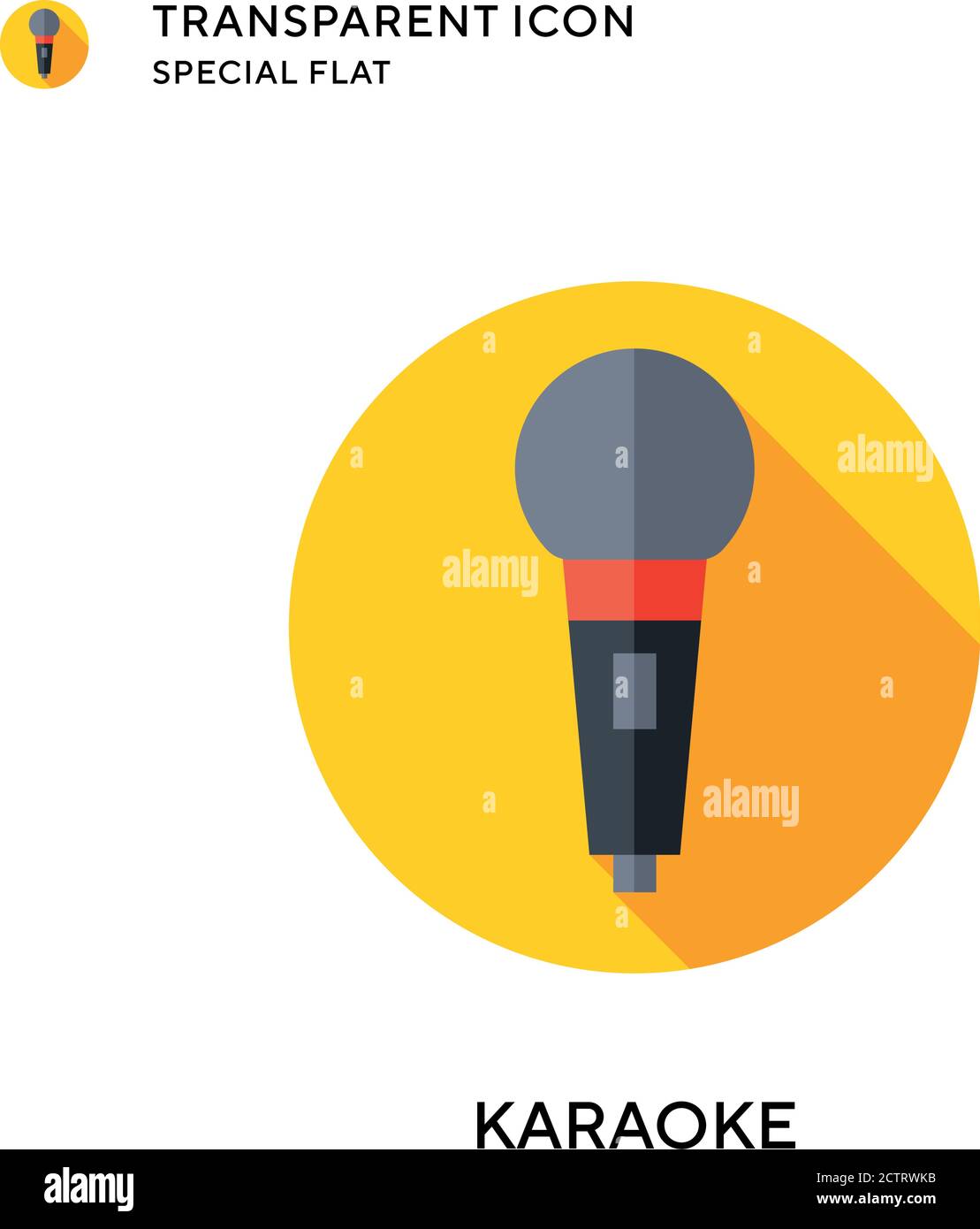 Karaoke vector icon. Flat style illustration. EPS 10 vector Stock ...