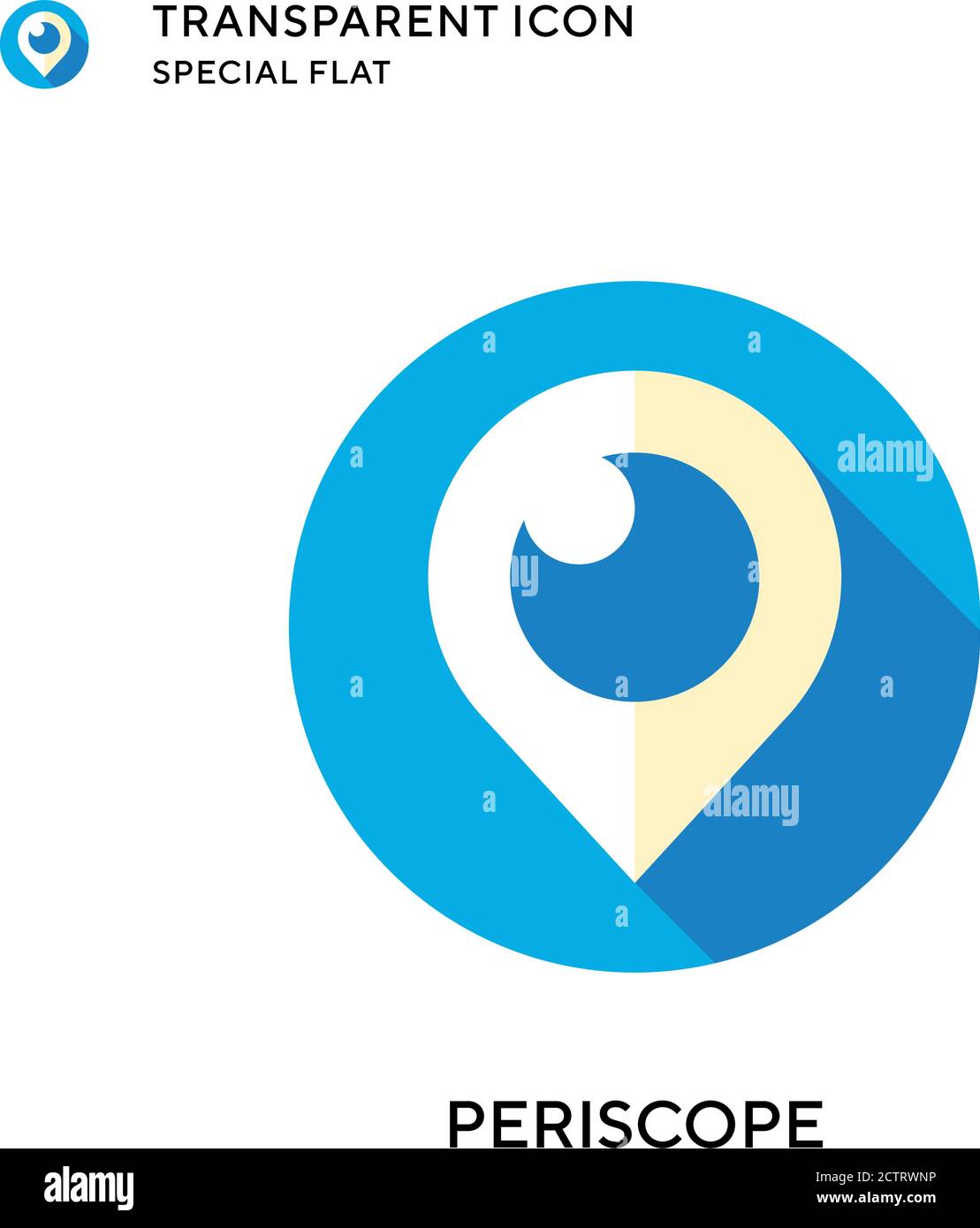 Periscope vector icon. Flat style illustration. EPS 10 vector Stock ...