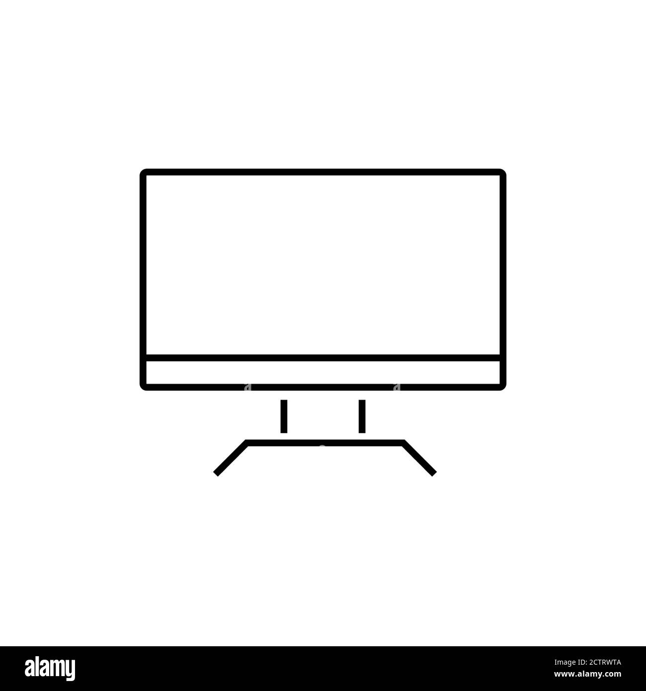 computer monitor icons set outline style Stock Vector Image & Art - Alamy