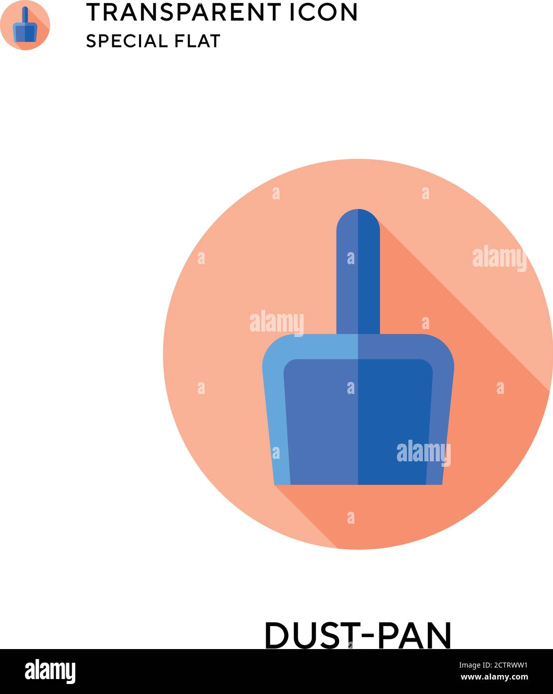 Dust pan cleaning white background Stock Vector Images - Alamy